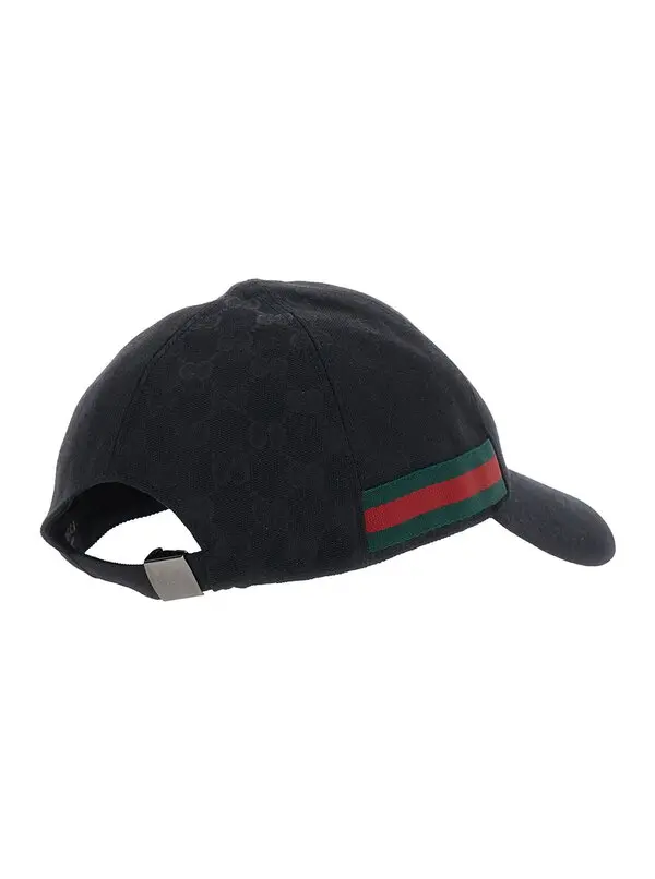 Gucci Gg + Web Baseball Cap - Black
