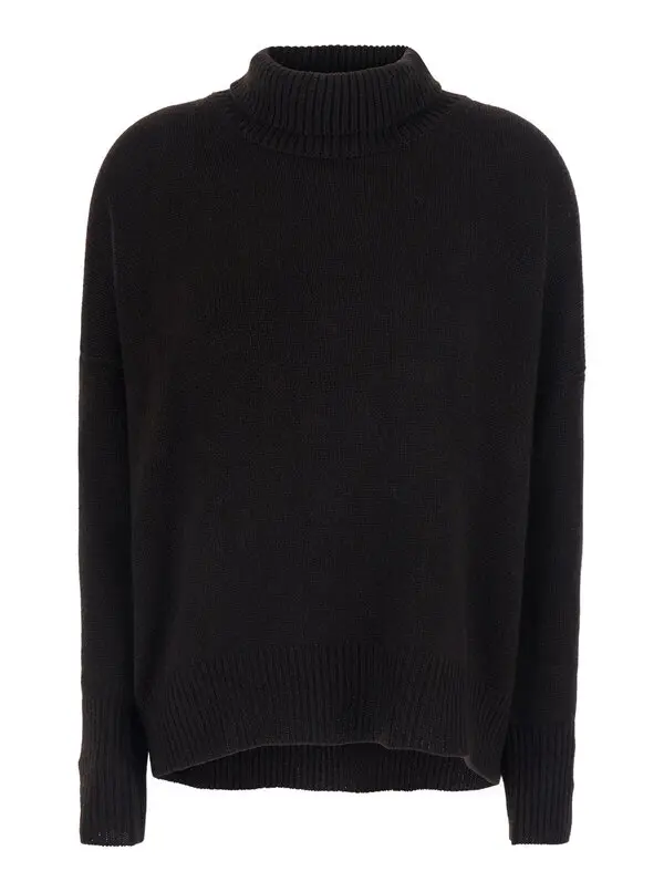 LISA YANG Heidi Cashmere Turtleneck Sweater - Brown