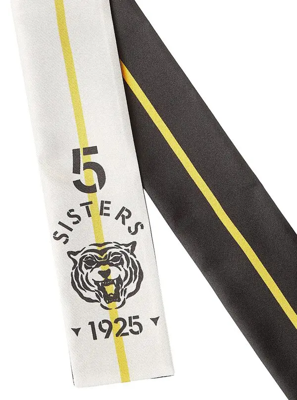 Fendi Wrappy' Scarf With 5 Sisters Logo In Silk For - Multicolor