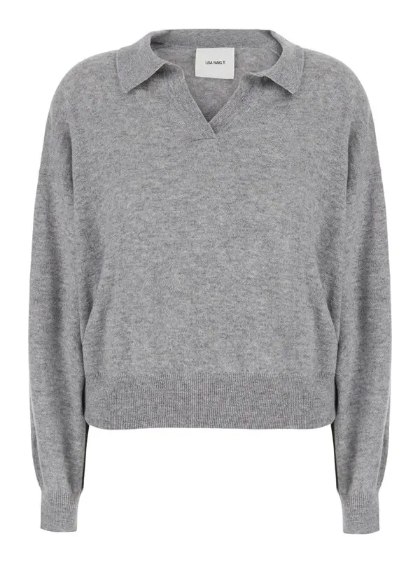 LISA YANG Katriel Cashmere Sweater - Gray