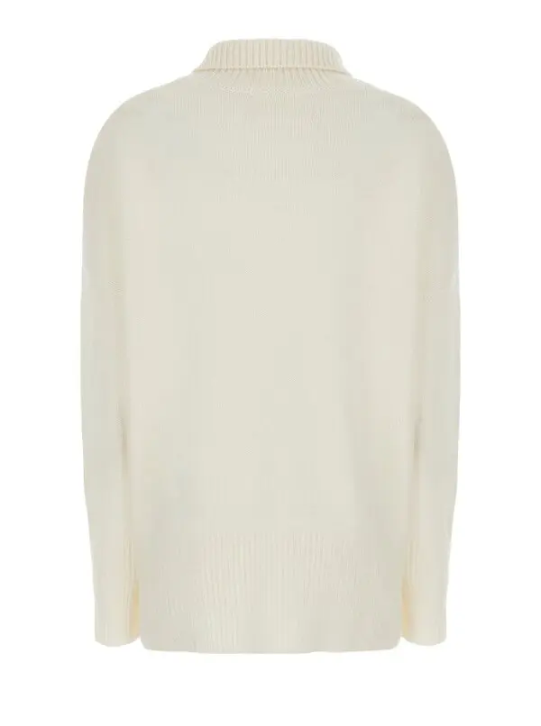 LISA YANG Heidi Cashmere V-neck Sweater - White