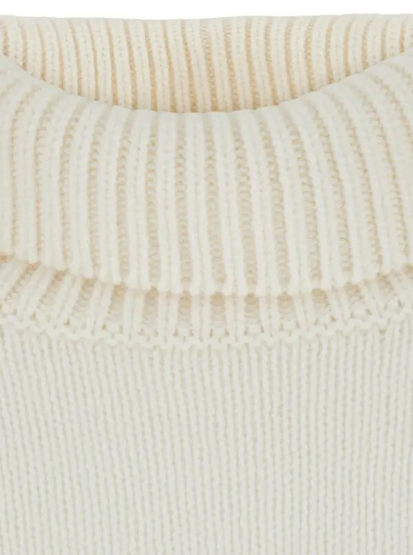 LISA YANG Heidi Cashmere V-neck Sweater - White