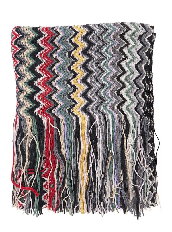 Missoni Multicolored Wool And Polyester Scarf