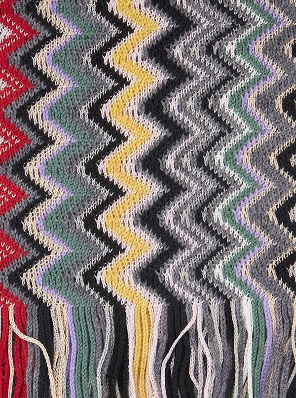 Missoni Multicolored Wool And Polyester Scarf