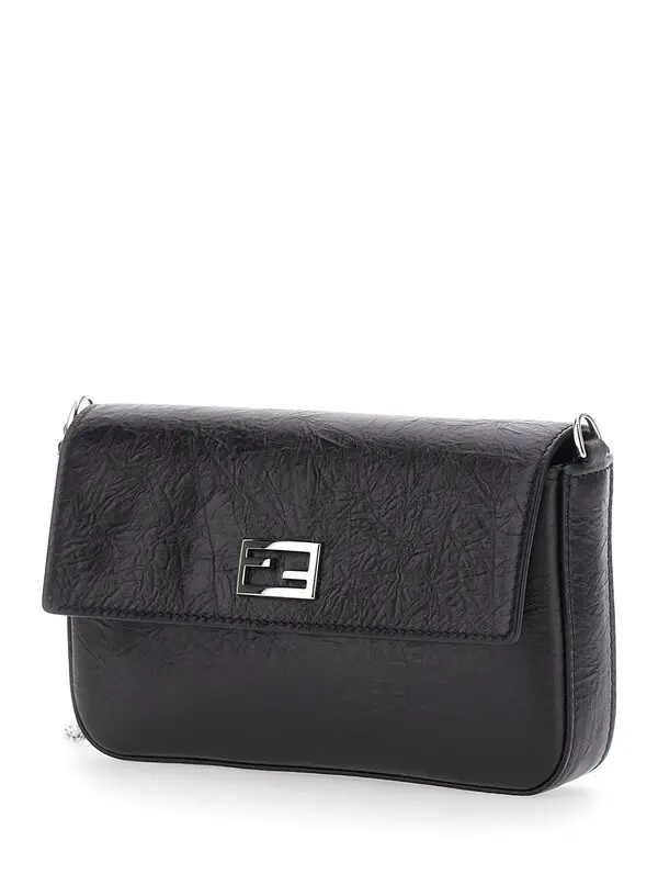 Fendi Jamie Wallet On Chain - Black