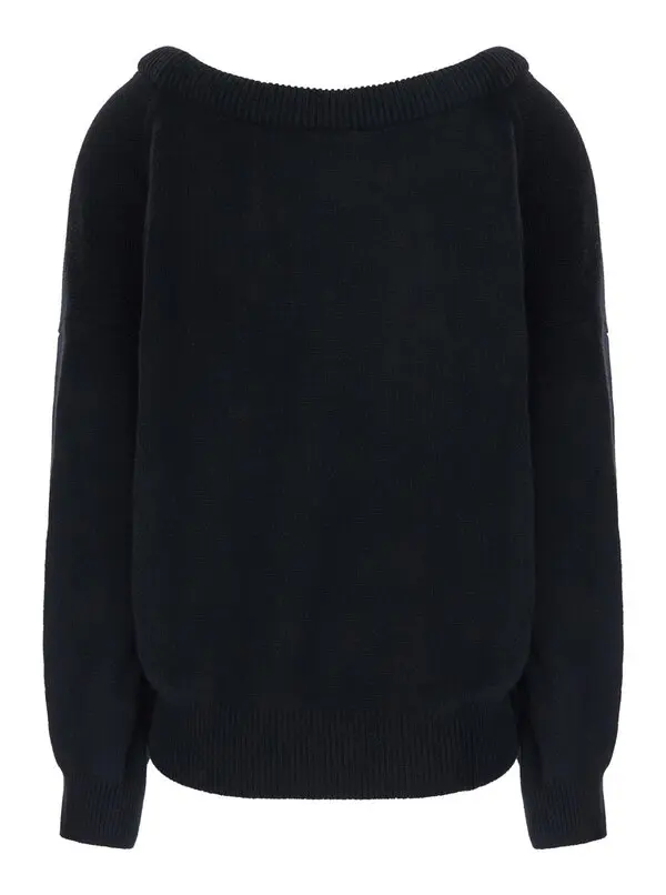 LISA YANG Doria V-neck Cashmere Sweater - Black