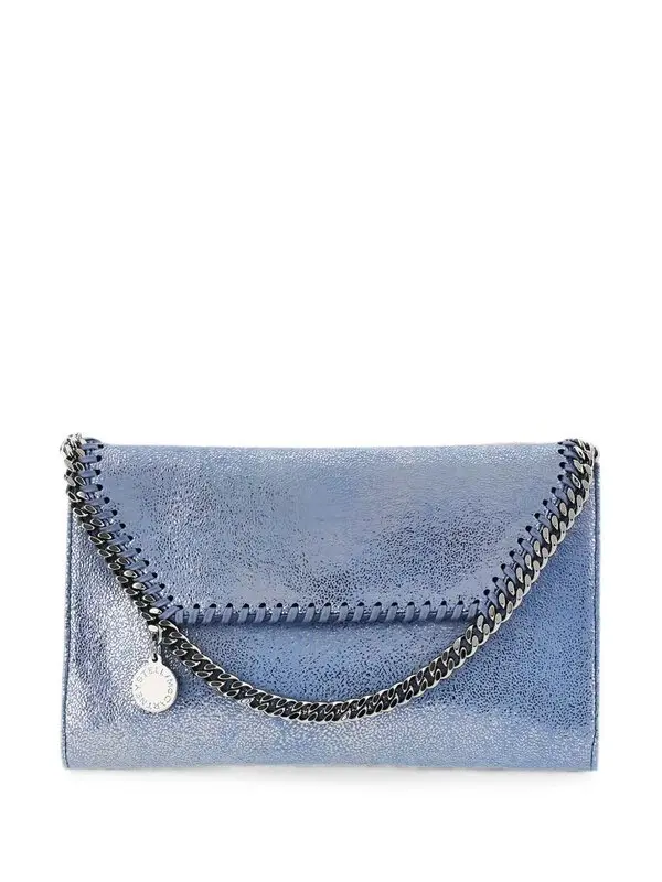 Stella McCartney Falabella Crossbody Bag With Chain Trim - Blue