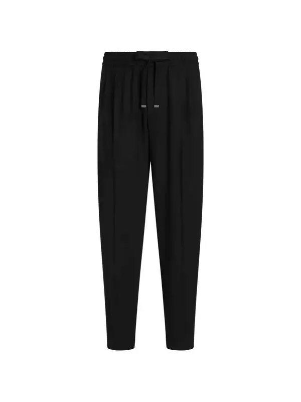 Dolce & Gabbana Wool Gabardine Jogging Trousers