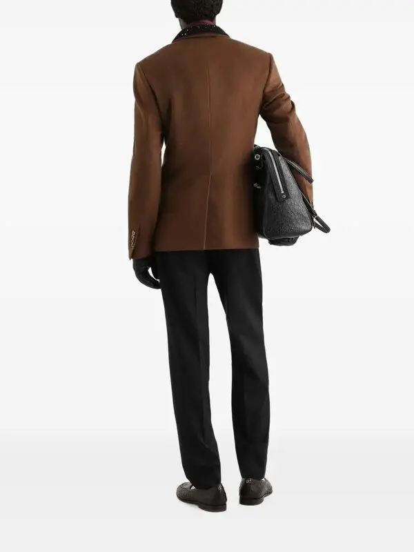 Dolce & Gabbana Wool Gabardine Jogging Trousers