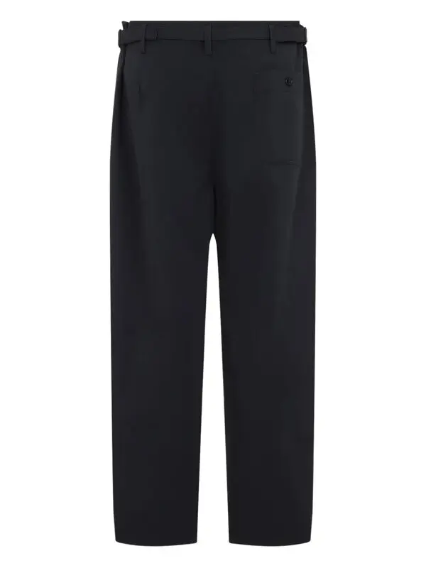 LEMAIRE Straight Leg Cotton Blend Pants