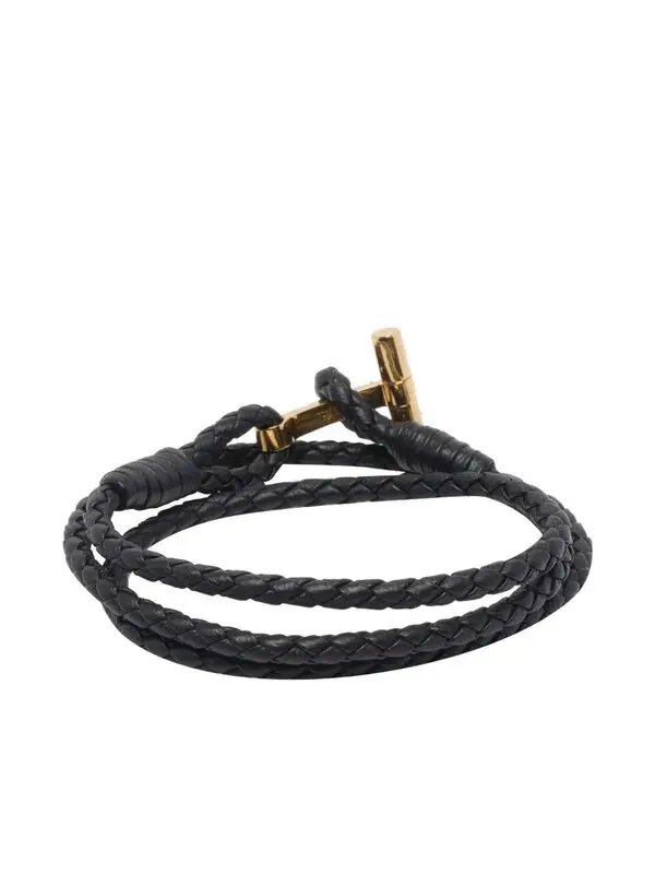 TOM FORD Braided Logo Bracelet