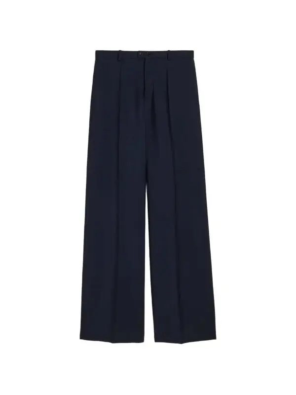 JIL SANDER Wool Canvas Trousers