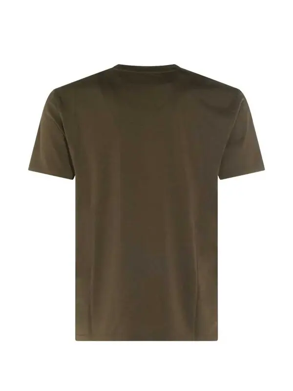 TOM FORD Embroidered Logo Crew-neck T-shirt - Brown