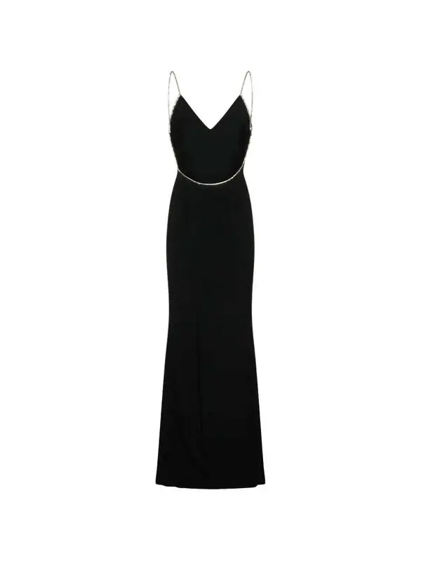 TOM FORD Crystal-embellished Backless Dress