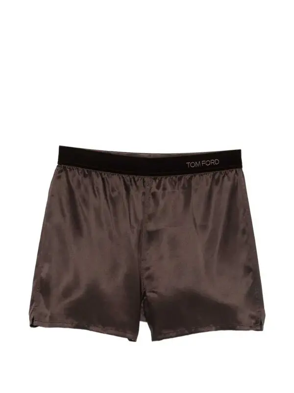 TOM FORD Silk Satin Pajama Shorts