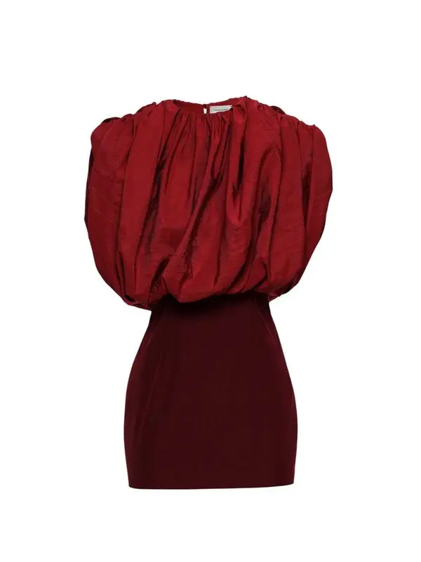 Magda Butrym Mini Dress With Ruched Bodice