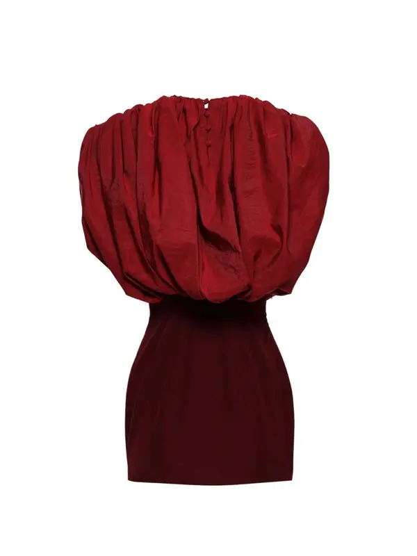 Magda Butrym Mini Dress With Ruched Bodice