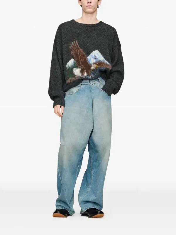 MAISON MARGIELA Faded Wrap-style Jeans