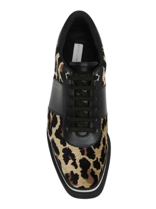 Stella McCartney Elyse Alter Mat Wedge In Shaggy Deer