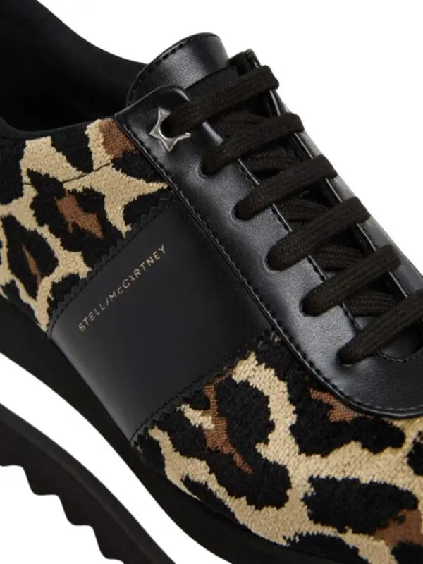 Stella McCartney Elyse Alter Mat Wedge In Shaggy Deer