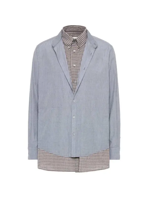 MAISON MARGIELA Double-layered Checked Shirt