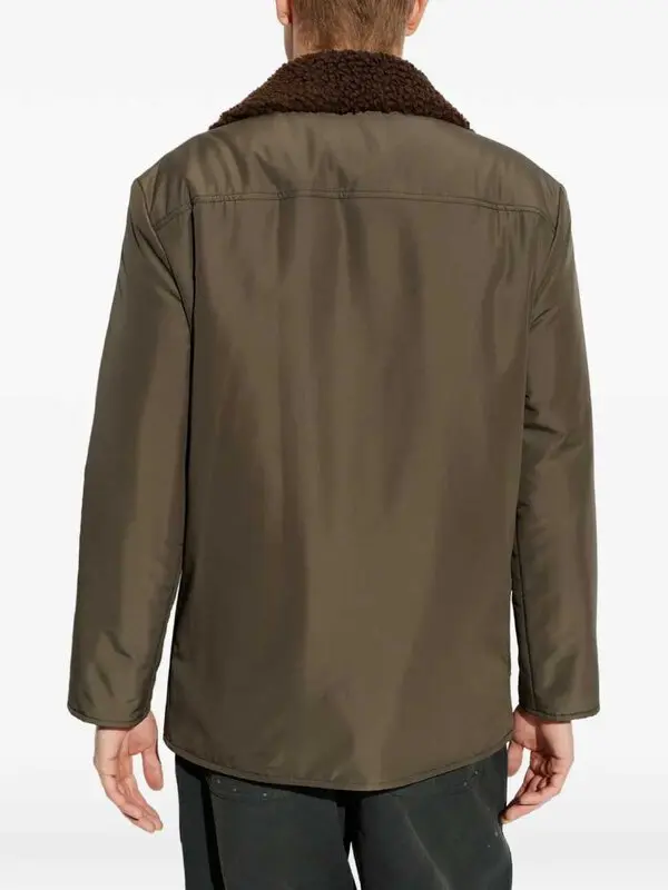 MAISON MARGIELA Jacket With Shearling Collar And Flap Pockets
