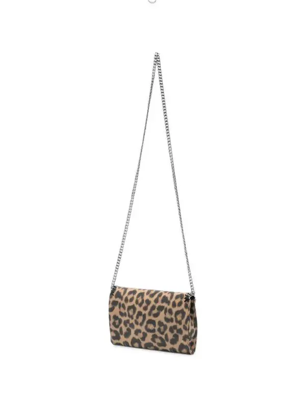 Stella McCartney Leopard-print Falabella Shoulder Bag - Brown