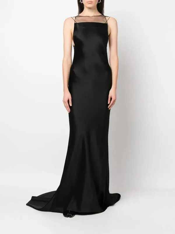 MAISON MARGIELA Satin Evening Gown