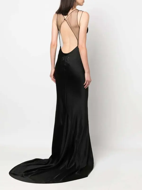 MAISON MARGIELA Satin Evening Gown