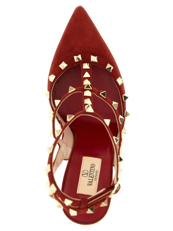 Valentino Garavani Rockstud Ankle Strap Pumps