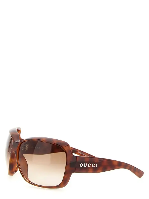 Gucci Tortoiseshell Square Frame Sunglasses