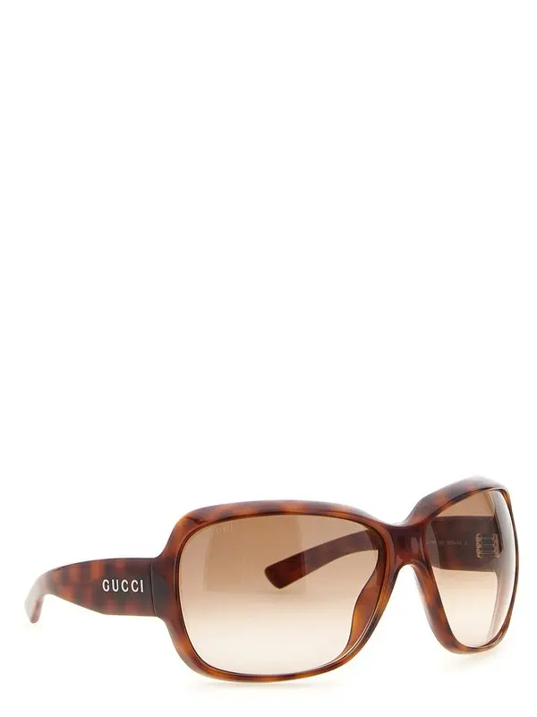 Gucci Tortoiseshell Square Frame Sunglasses