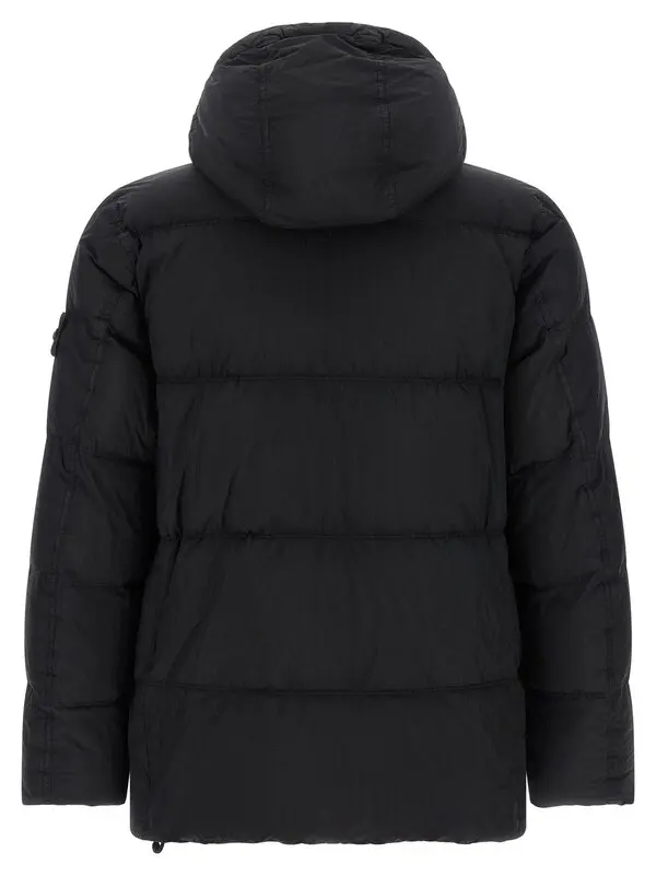 Stone Island Crinkled-effect Down Jacket
