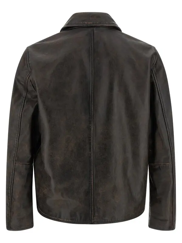 DIESEL® L-amar-wrd Leather Jacket