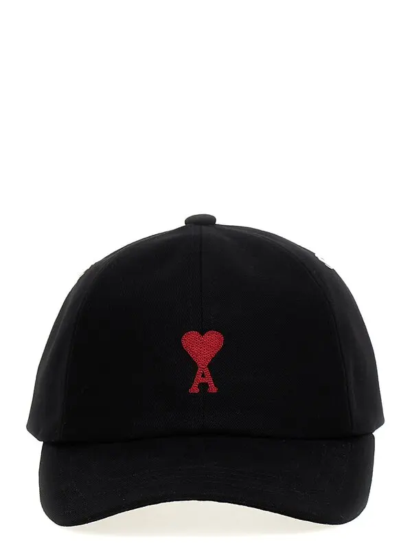 AMI Paris Adc" Baseball Cap - Black