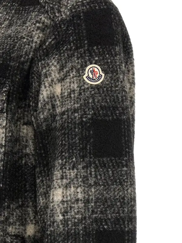 Moncler Zip Overshirt - Gray