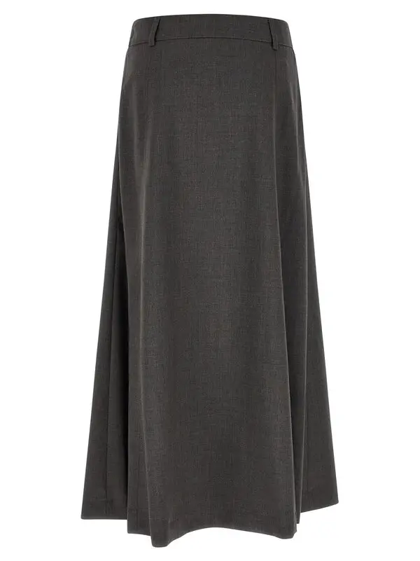 Peserico Flared Skirt With Loops