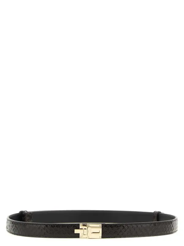 TOM FORD T Latch Belt - Brown