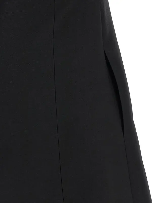 Valentino Garavani Crepe Couture Mini Dress With Embroidered Bow