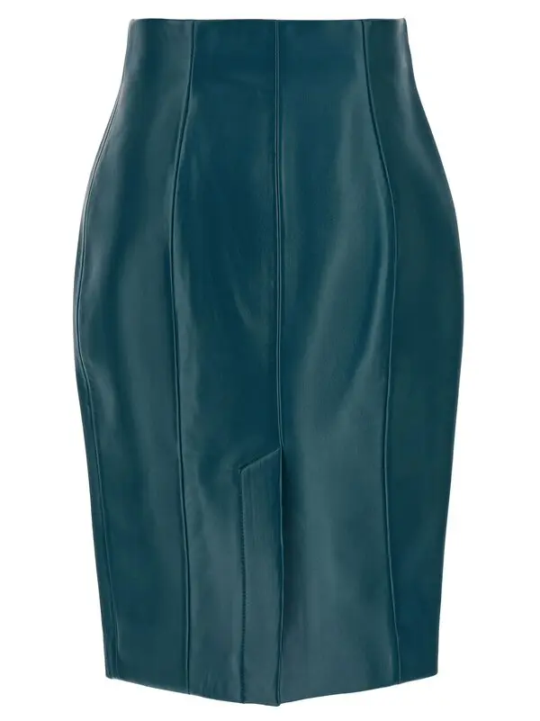 Balmain Xl Zip Skirt