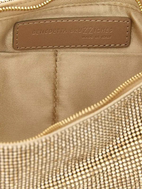 Benedetta Bruzziches Your Best Friend La Grande' Shoulder Bag - Gold
