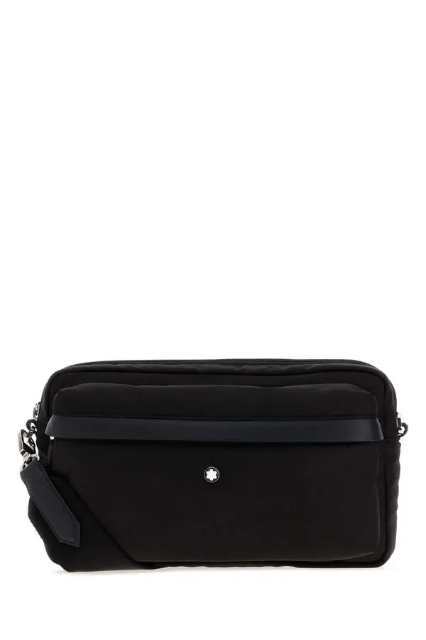 Montblanc Black Canvas Crossbody Bag