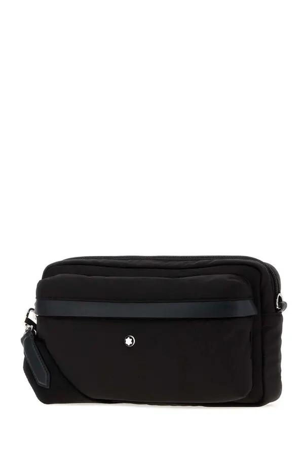 Montblanc Black Canvas Crossbody Bag
