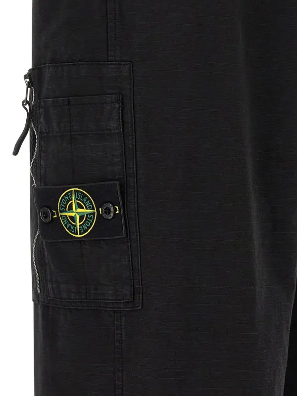 Stone Island Cotton Ripstop Cargo Pants