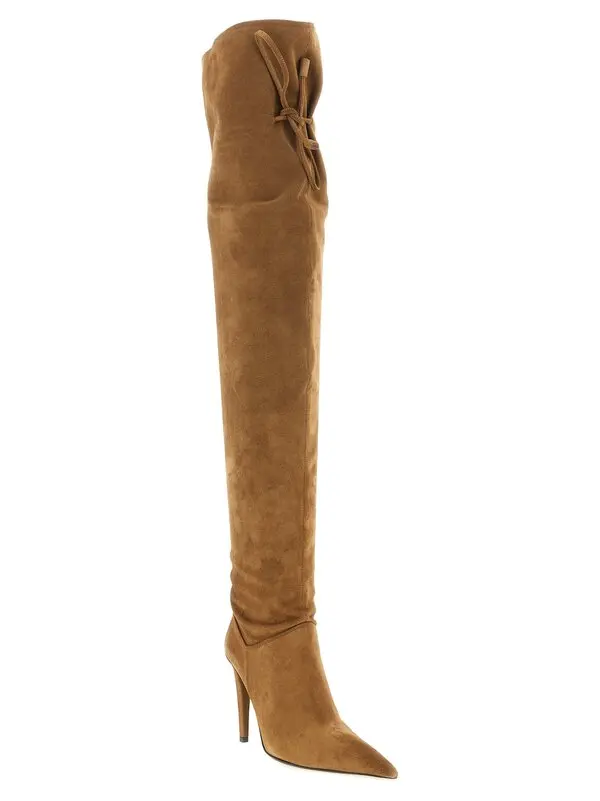 GIUSEPPE ZANOTTI Desire" Over-the-knee Suede Boots - Brown