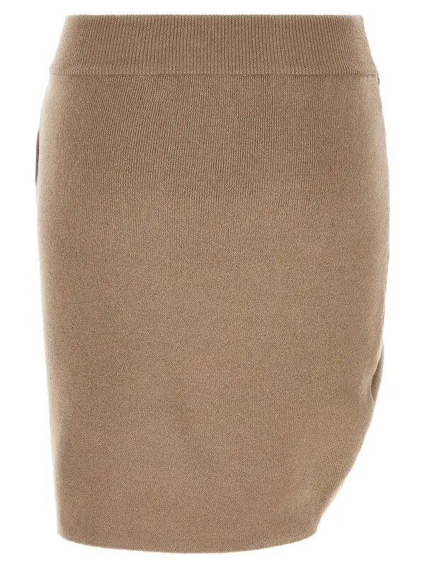 Giuseppe Di Morabito Jewel Pin Knit Skirt