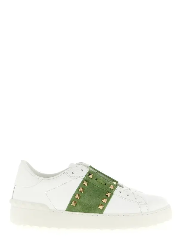 Valentino Garavani Rockstud Untitled Low Top Sneakers - Green
