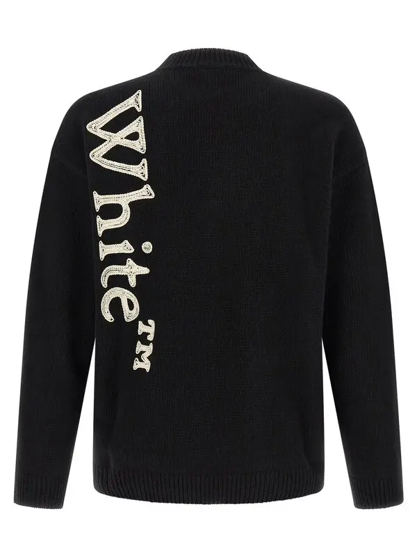 Off-White Vertical Bookish Sweater