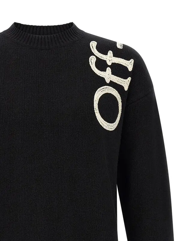 Off-White Vertical Bookish Sweater