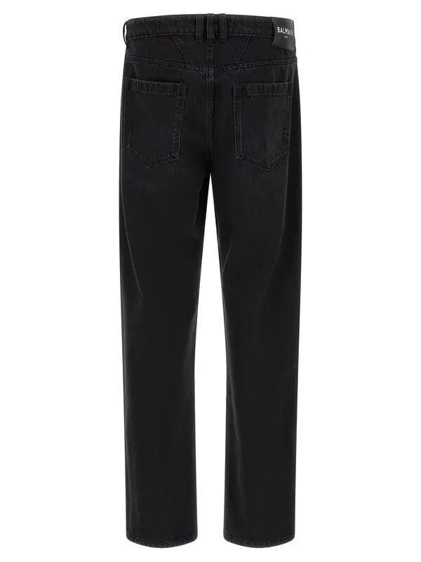 Balmain Washed Denim Jeans